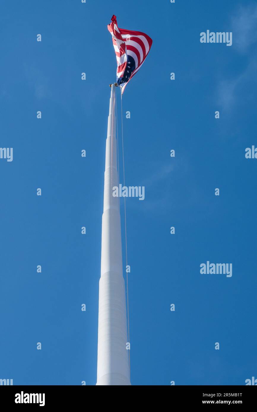 World's tallest flagpole in Calipatria, California in the Colorado ...