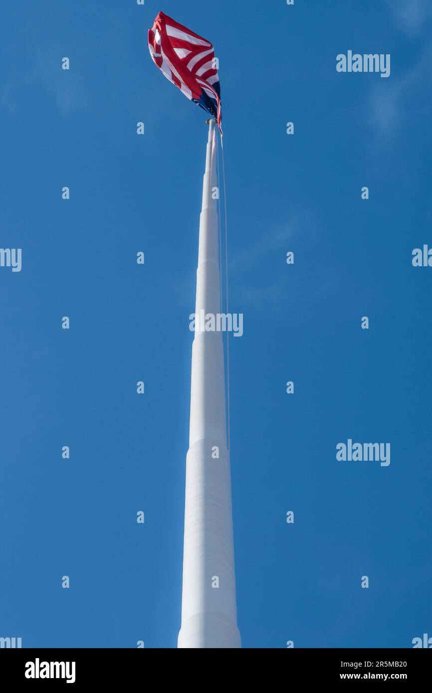 World's tallest flagpole in Calipatria, California in the Colorado ...
