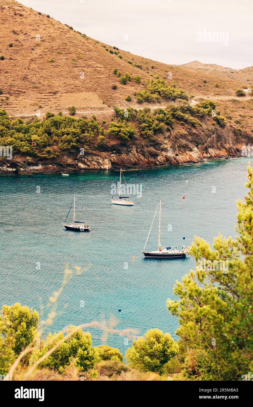 Landscape of Cap de Creus, National Park on the Costa Brava, Spain ...