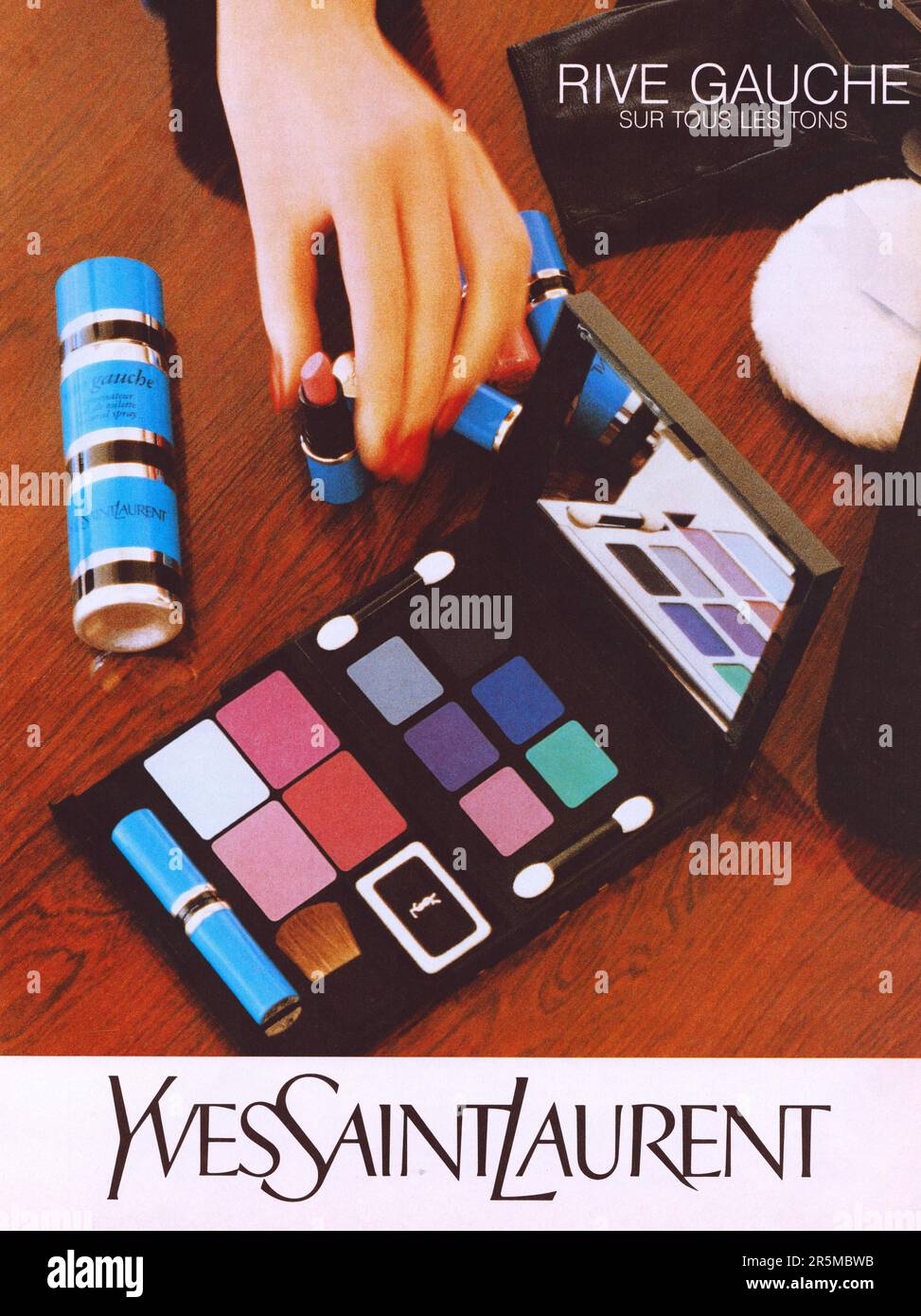 Yves Saint Laurent advertisement Yves Saint Laurent Rive Gauche make up ...