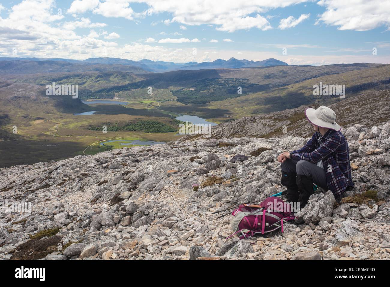 Knock and lochan landscape below hi-res stock photography and images ...