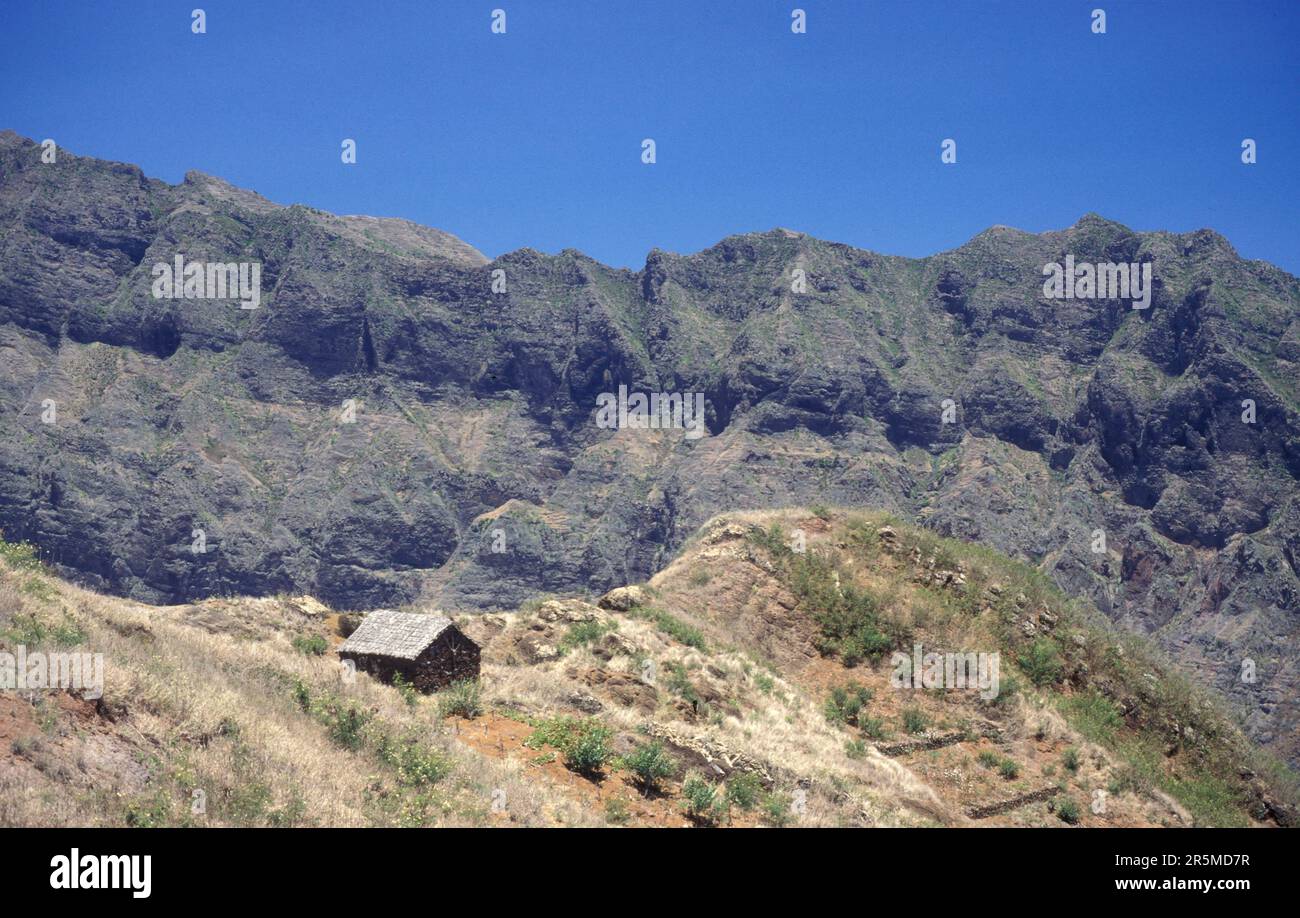 the Landscape at the Village of Fontainhas near the town of Ponta do ...