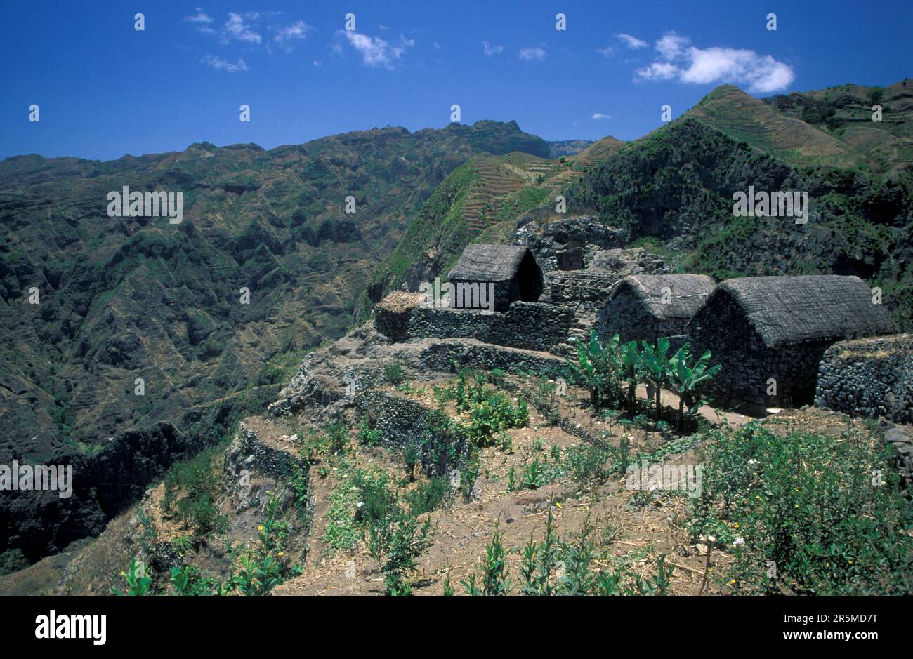 the Landscape at the Village of Fontainhas near the town of Ponta do ...