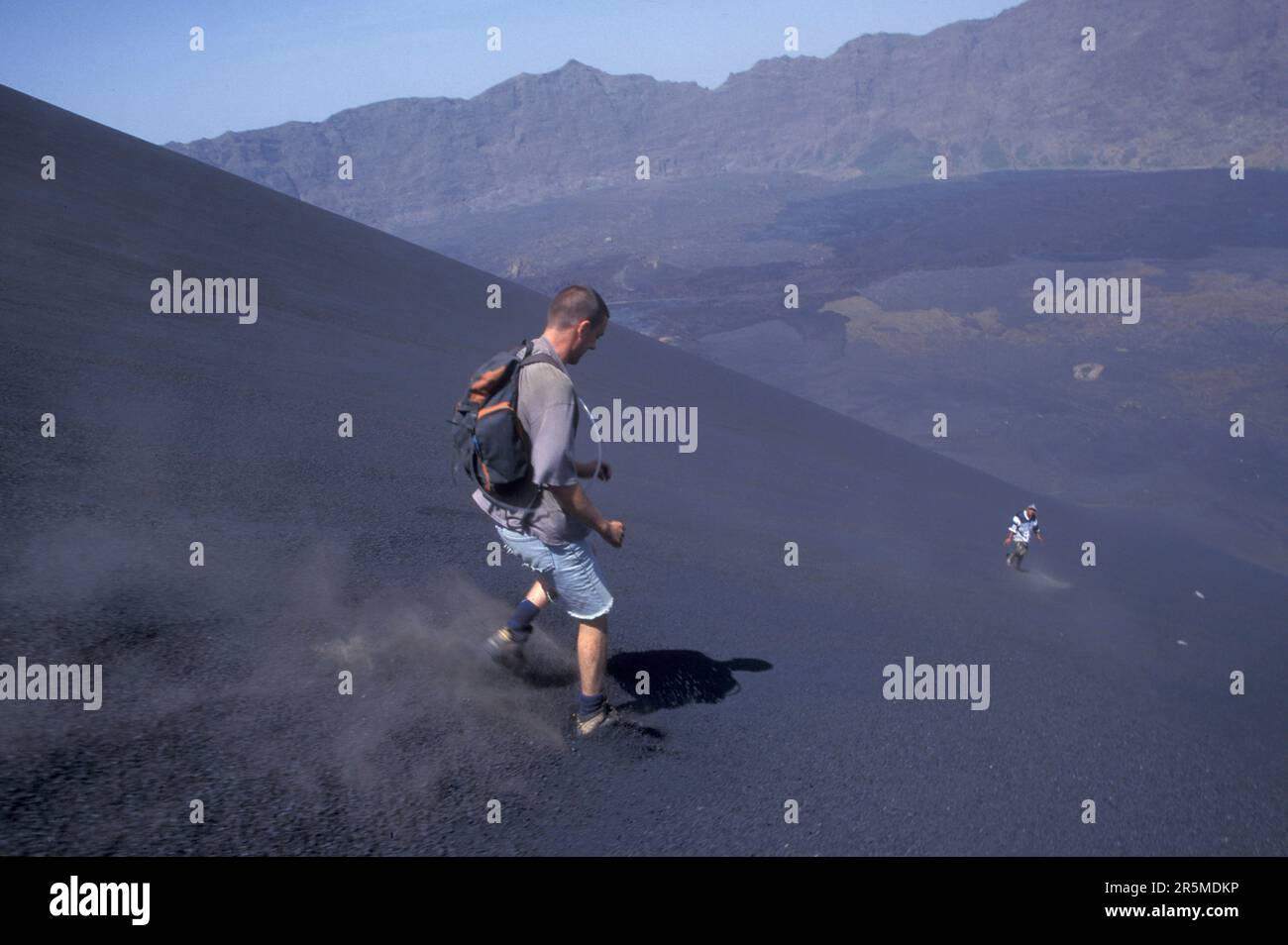 the Landscape with the Volcano and Mt Fogo on the Island of Fogo on the ...