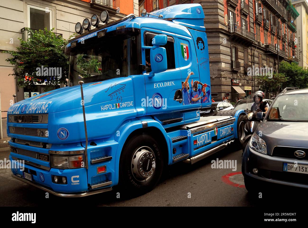 Naples, June 4th, 2023. Feast for the Scudetto of the Napoli Soccer ...