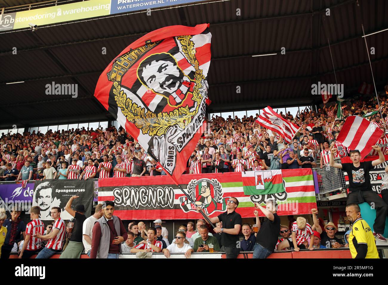 ROTTERDAM - Sparta fans during the semi-final in the play-offs for ...