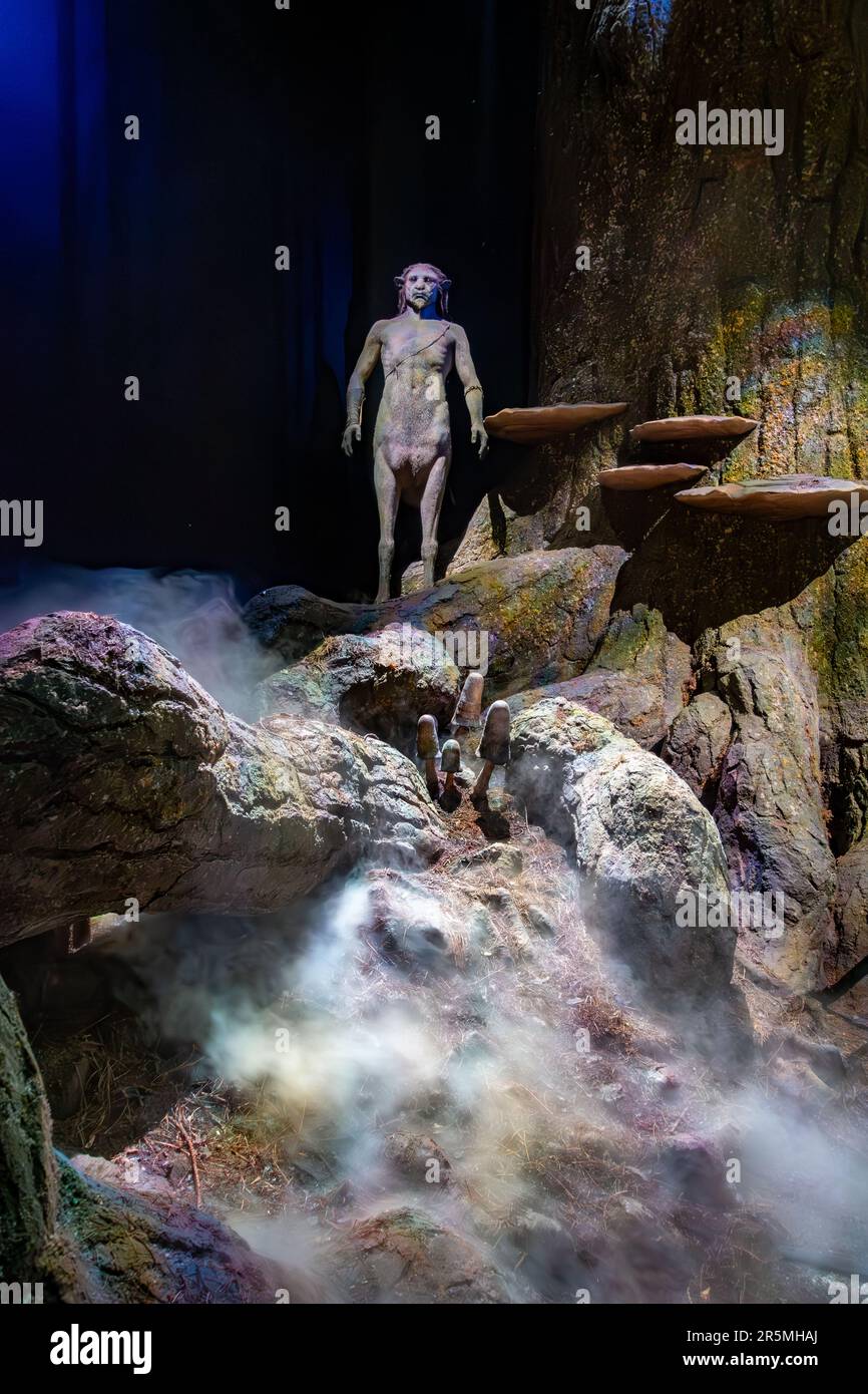 A scene depicting a centaur standing in The Forbidden Forrest on the ...