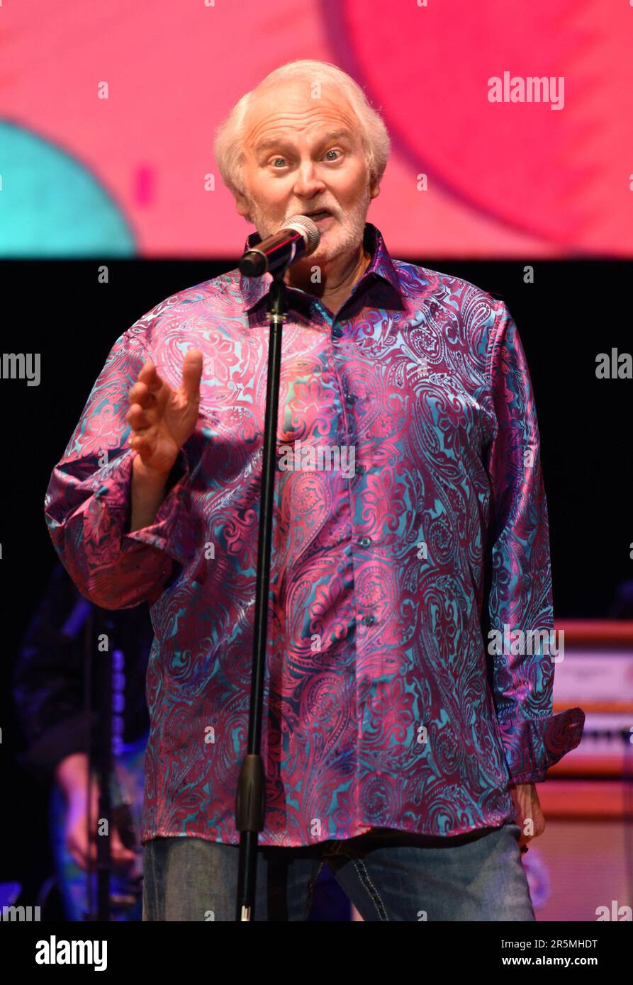 Hiawassee, GA, USA. 3rd June, 2023. The Vogues, Royce Taylor on stage ...