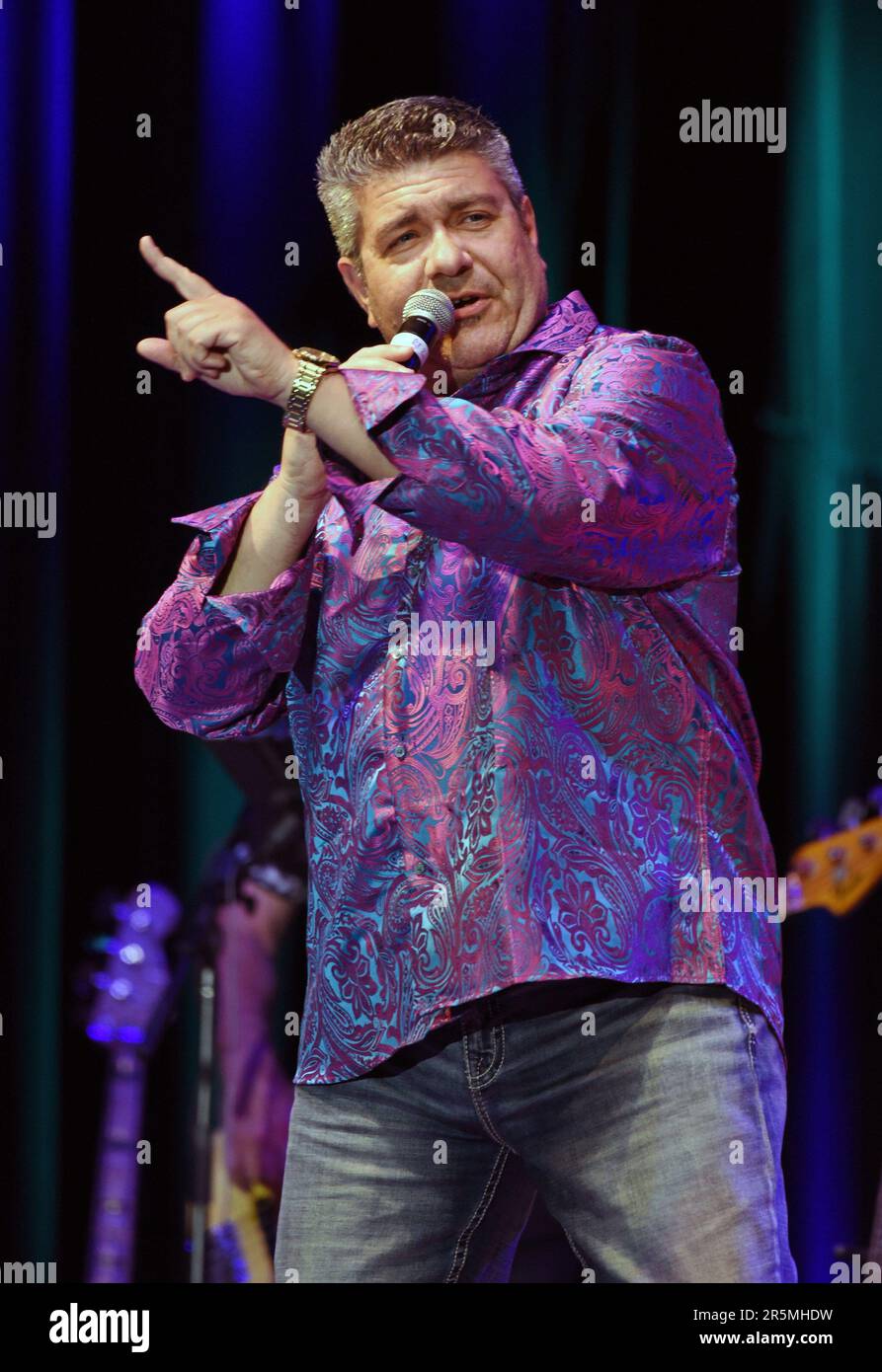Hiawassee, GA, USA. 3rd June, 2023. The Vogues, Troy Elich on stage for ...