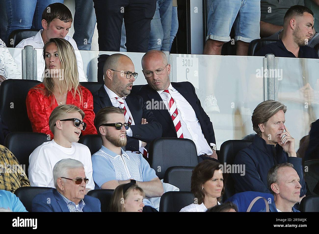 ROTTERDAM - (lr) Sparta Rotterdam technical director Gerard Nijkamp ...