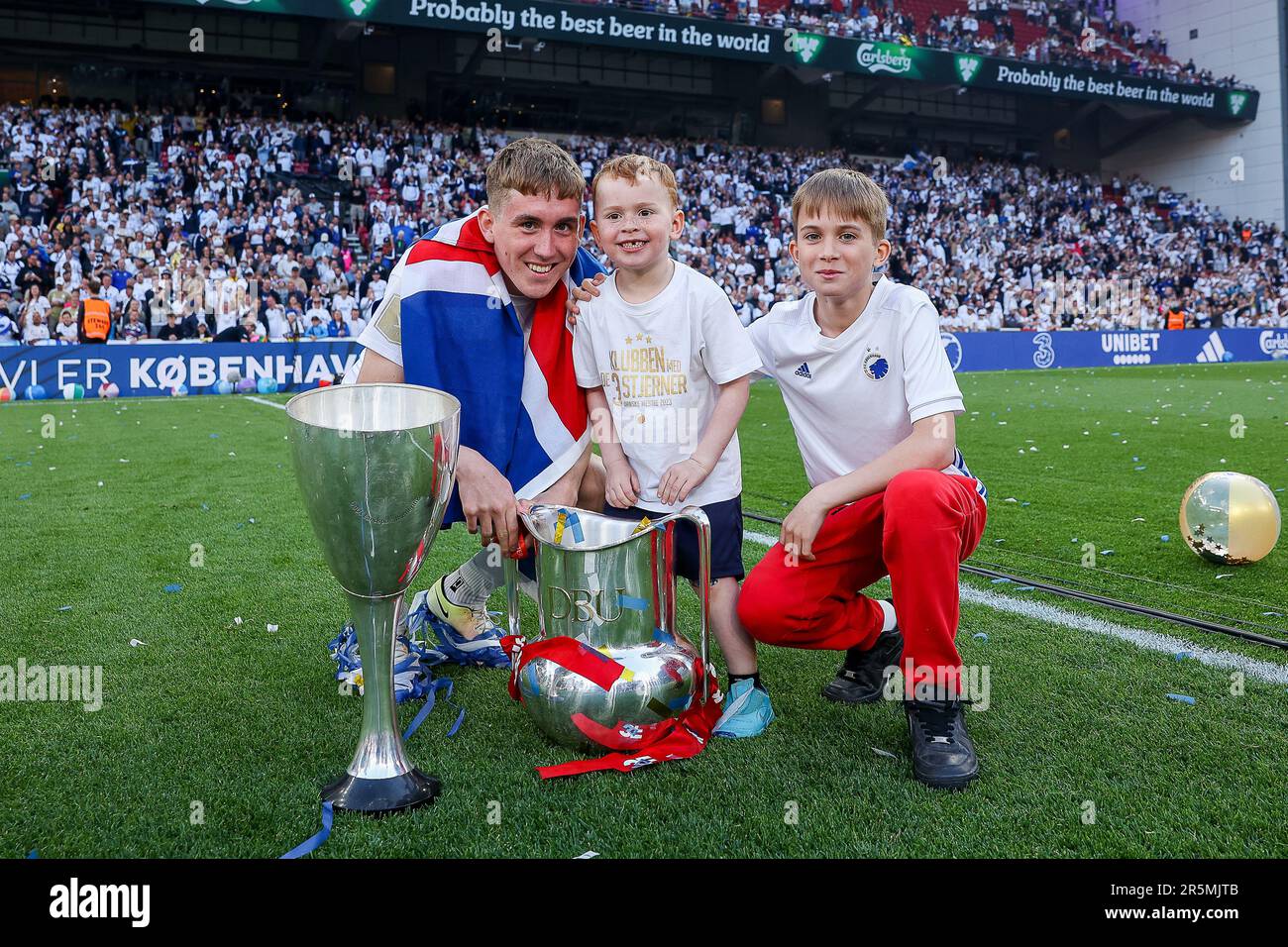 Copenhagen, Denmark. 04th June, 2023. Isak Johannesson (L) of FC ...