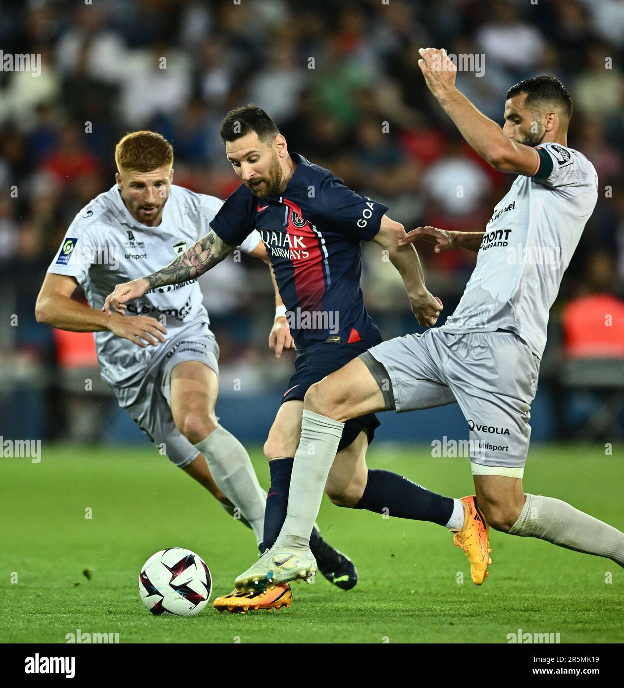 PARIS, FRANCE - JUNE 3: Lionel Messi of Paris Saint-Germain in new nike ...