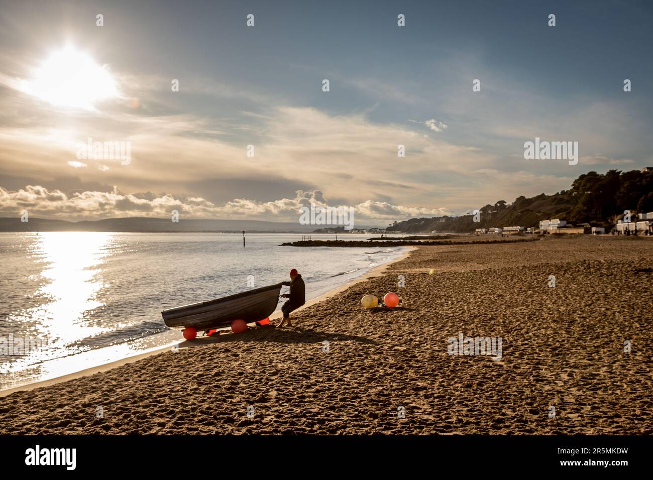 Bournemouth seafront boat hi-res stock photography and images - Alamy