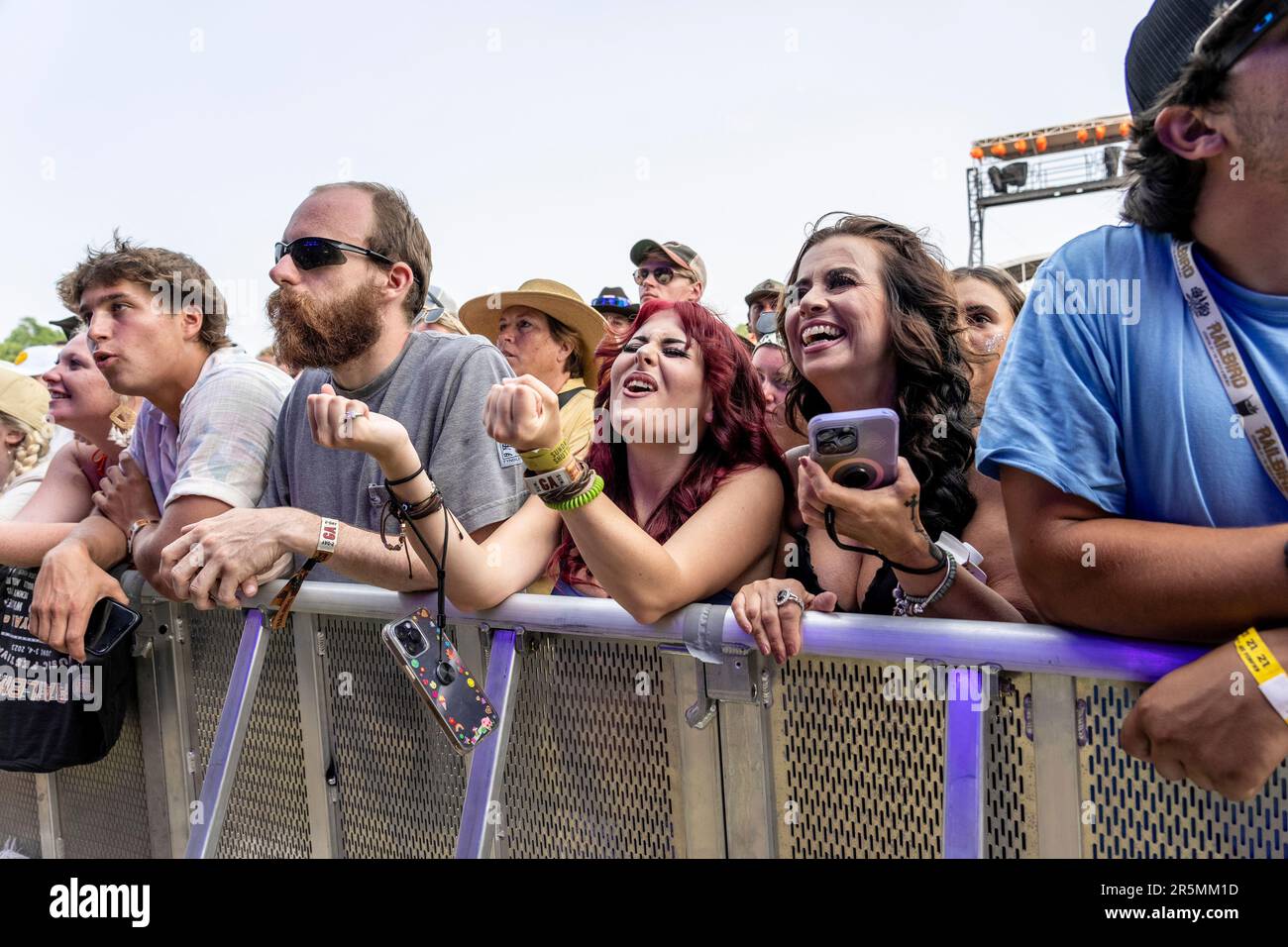 Festivalgoers are seen at Railbird Music Festival on Sunday, June 4 ...