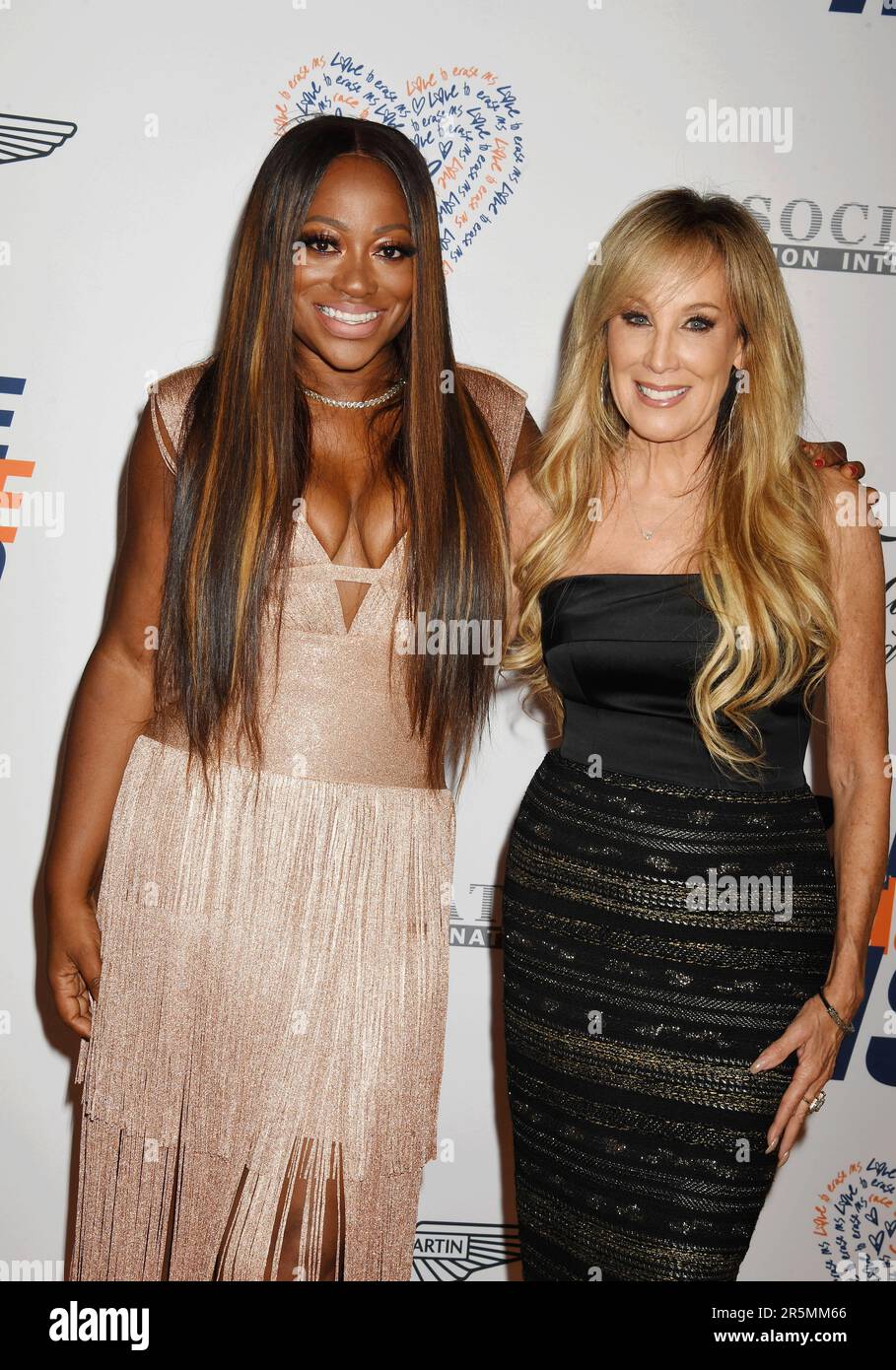 LOS ANGELES, CALIFORNIA - JUNE 02: (L-R) Bershan Shaw and Cindy Cowan ...