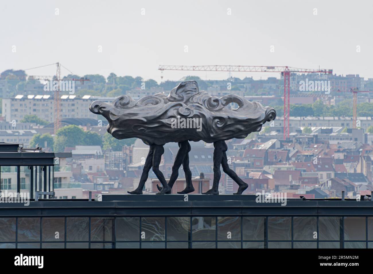 Cloud Statue, Brussels, Belgium, 20th May 2023 Stock Photo - Alamy