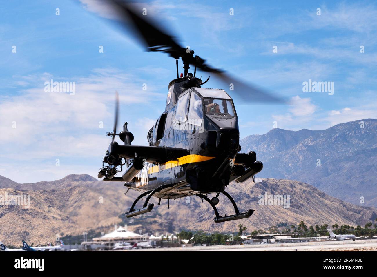 Palm Springs, California, USA. 28th Apr, 2019. The AH-1F Cobra Gunship ...