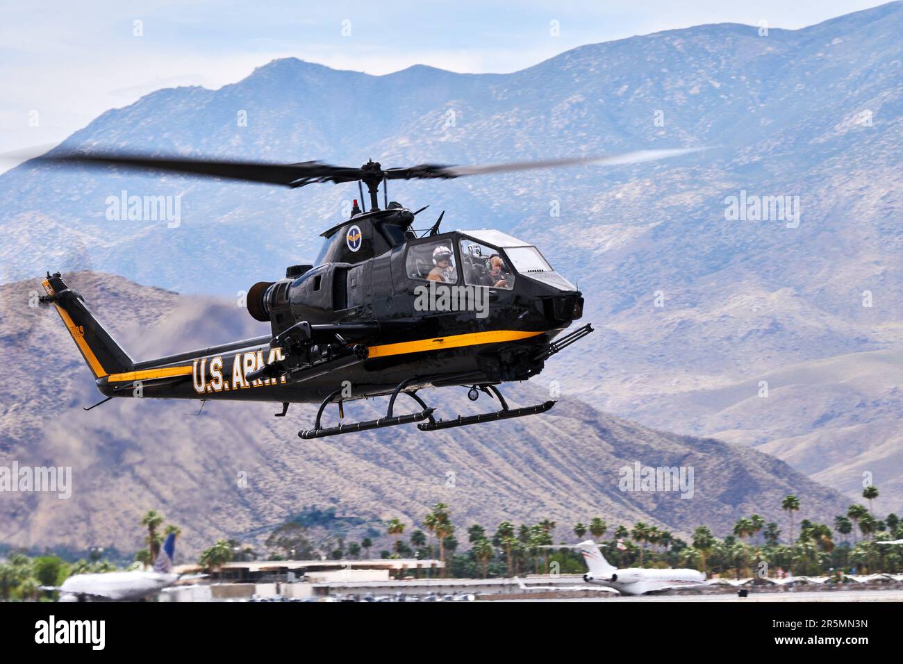 Palm Springs, California, USA. 28th Apr, 2019. The AH-1F Cobra Gunship ...