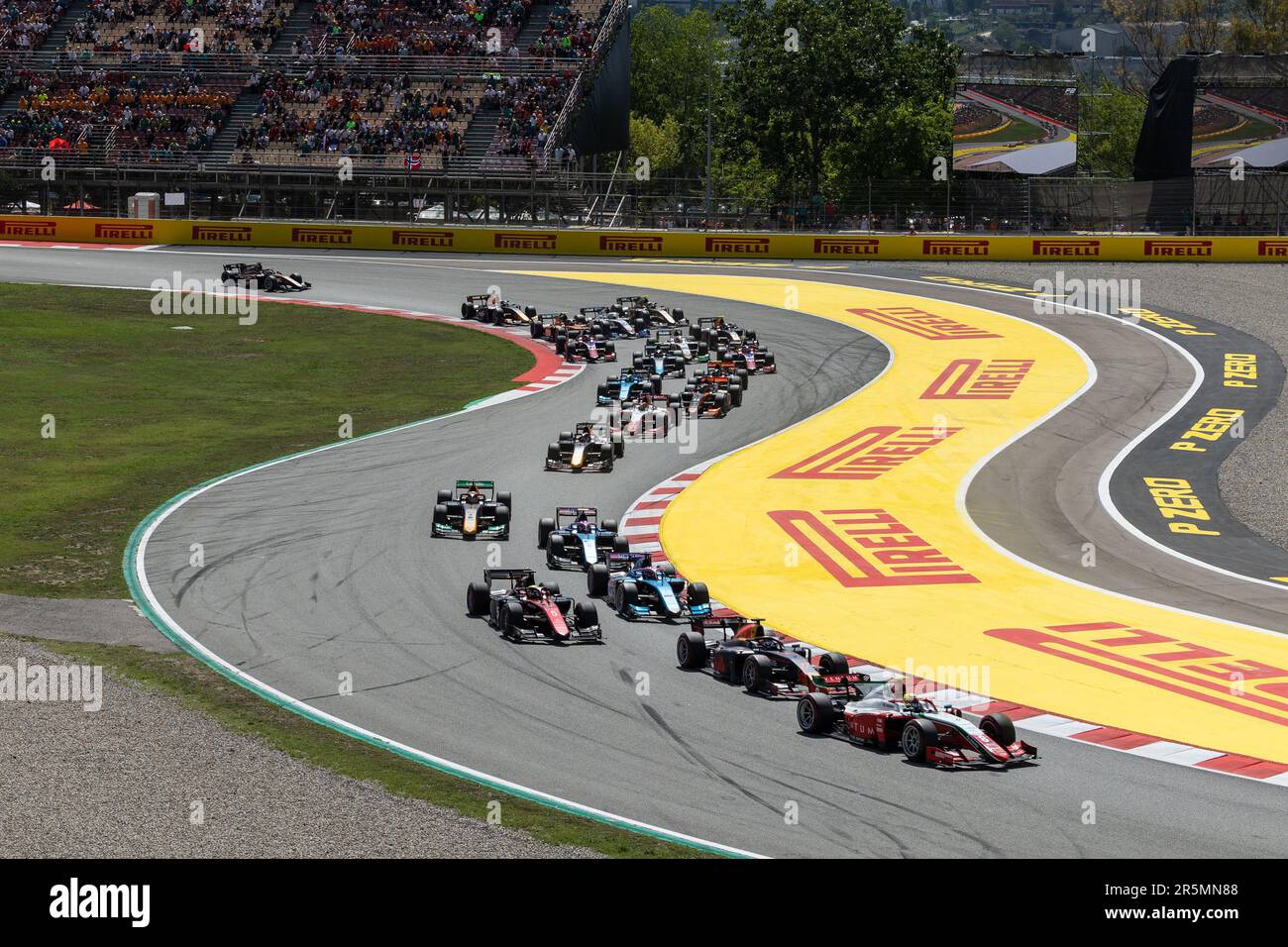 08 BEARMAN Oliver (gbr), Prema Racing, Dallara F2, action, start ...