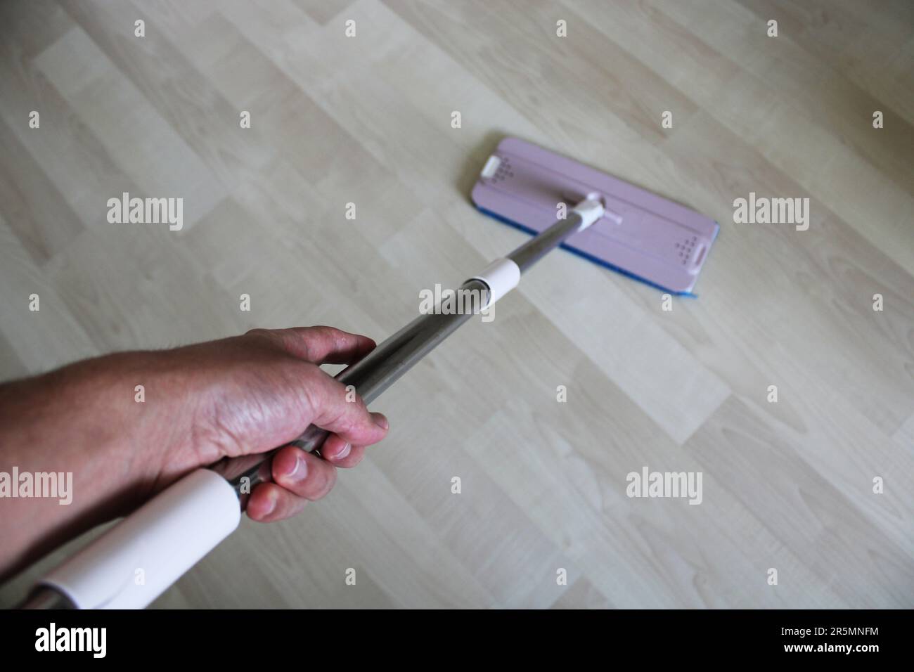 Professional floor cleaning mop man hi-res stock photography and images ...