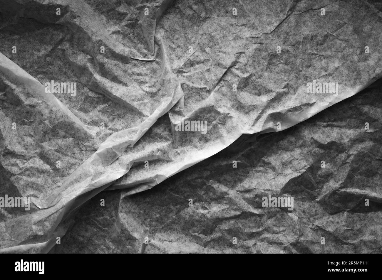 crumpled glassine paper texture detail Stock Photo - Alamy