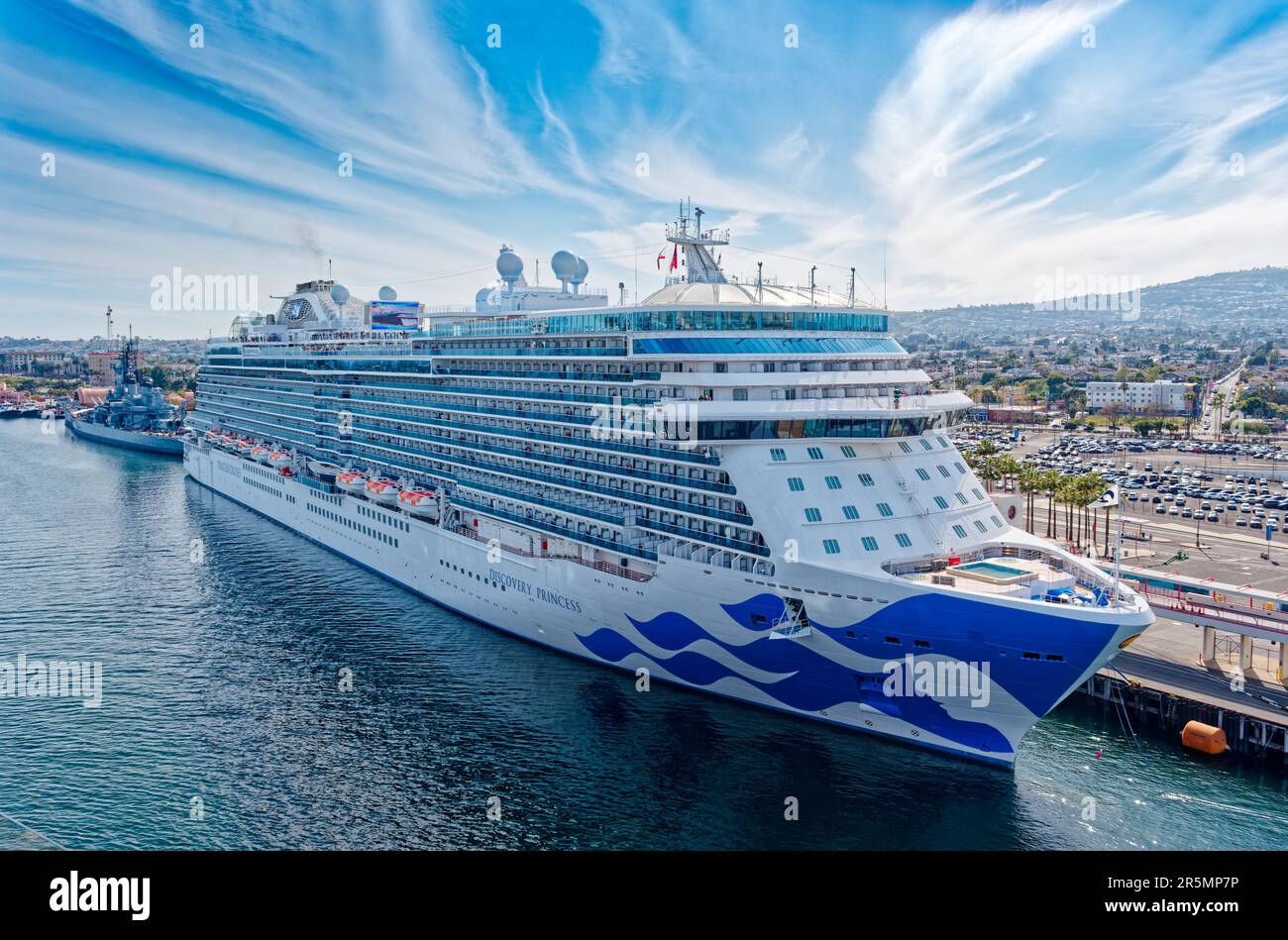 LOS ANGELES, CALIFORNIA - April 22, 2023: The Port of Los Angeles ...