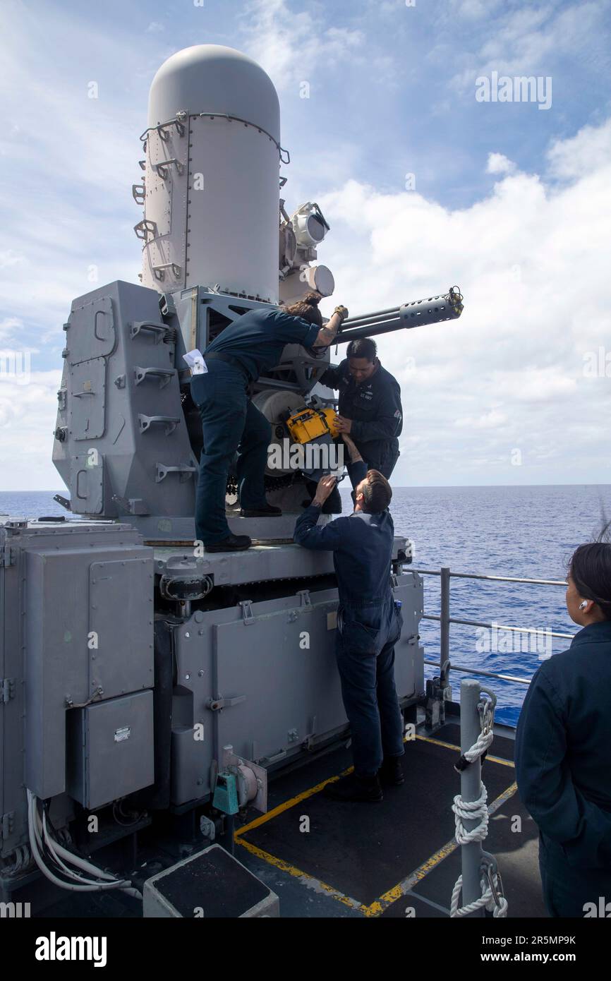 230421-N-EU502-2006 PACIFIC OCEAN (April 21, 2023) - Sailors conduct ...