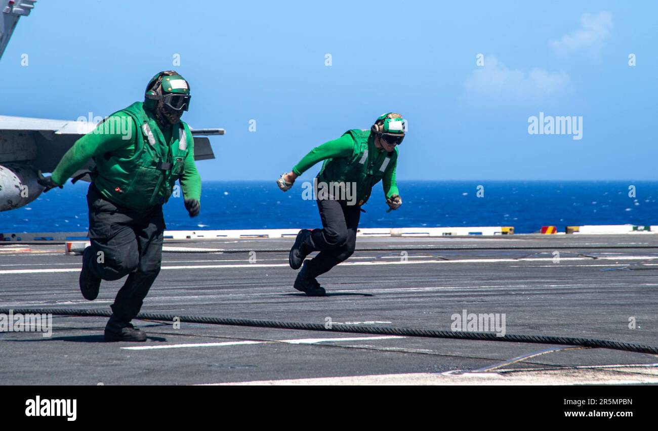 230602-N-LI114-1045 PHILIPPINE SEA (June 2, 2023) Aviation Boatswain’s Mate (Equipment) 3rd ...