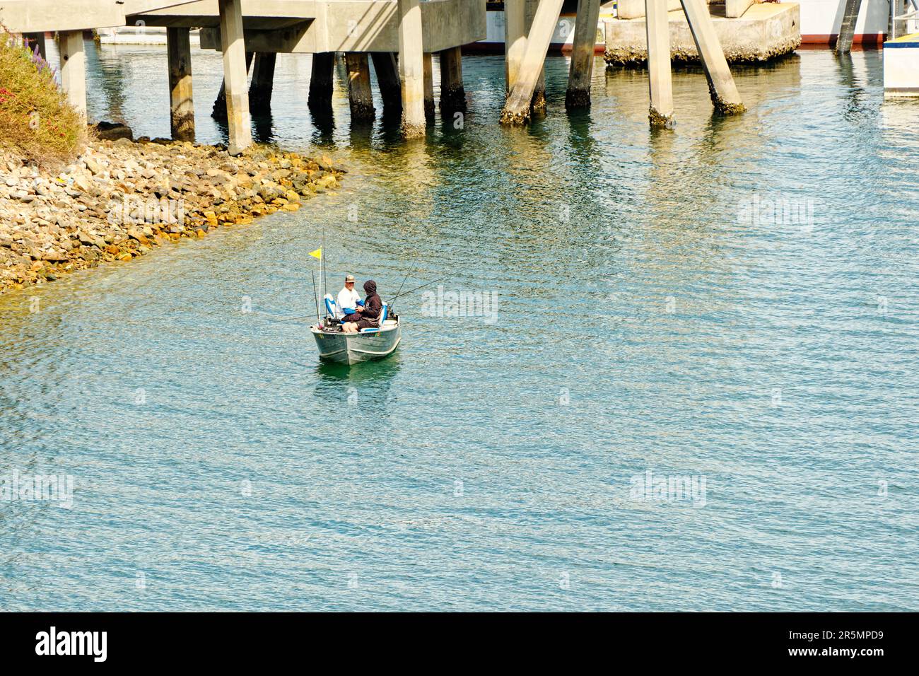 LOS ANGELES, CALIFORNIA - April 22, 2023: The Port of Los Angeles ...