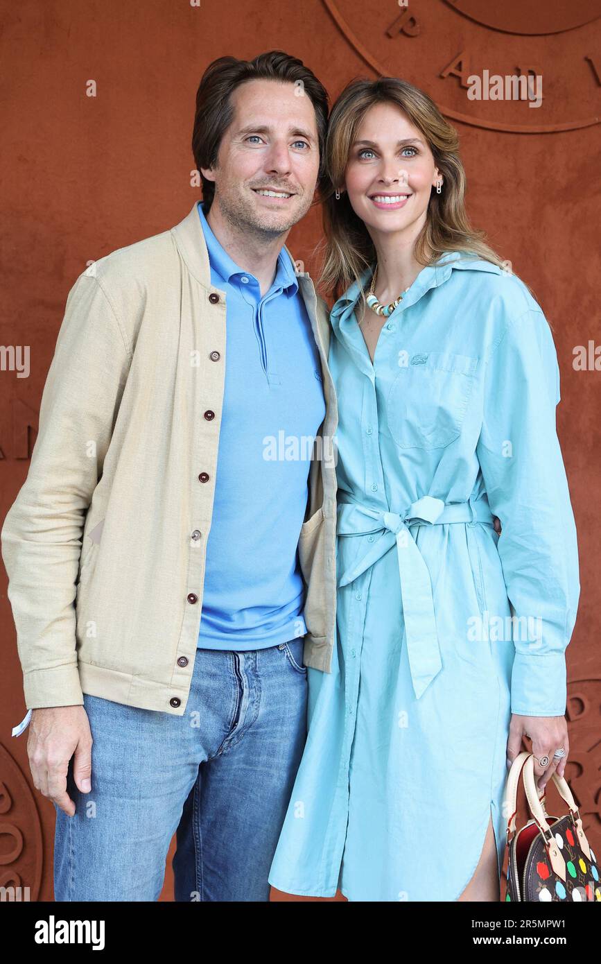 Paris, France. 04th June, 2023. Mathieu Vergne, Ophelie Meunier at ...