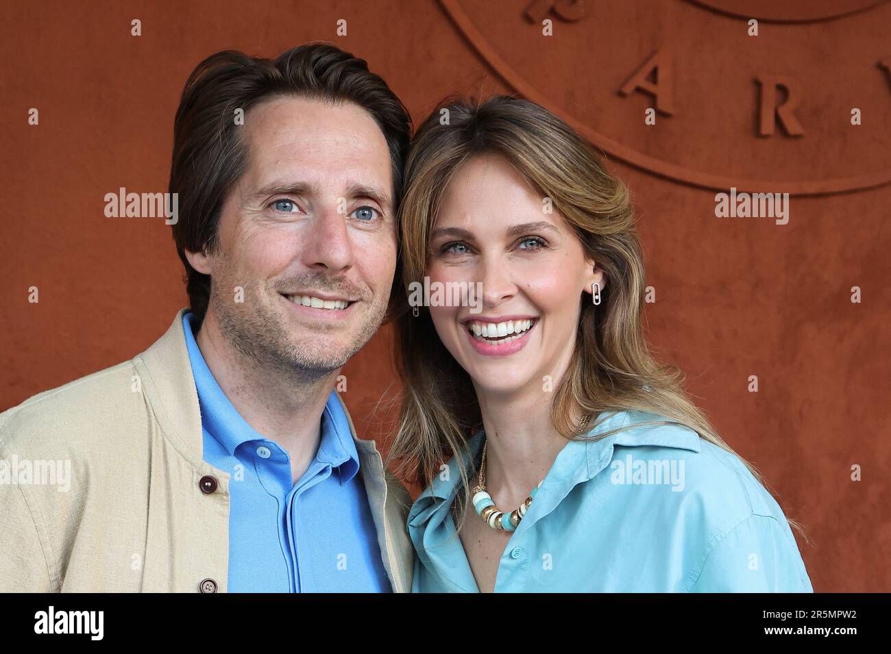 Paris, France. 04th June, 2023. Mathieu Vergne, Ophelie Meunier at ...
