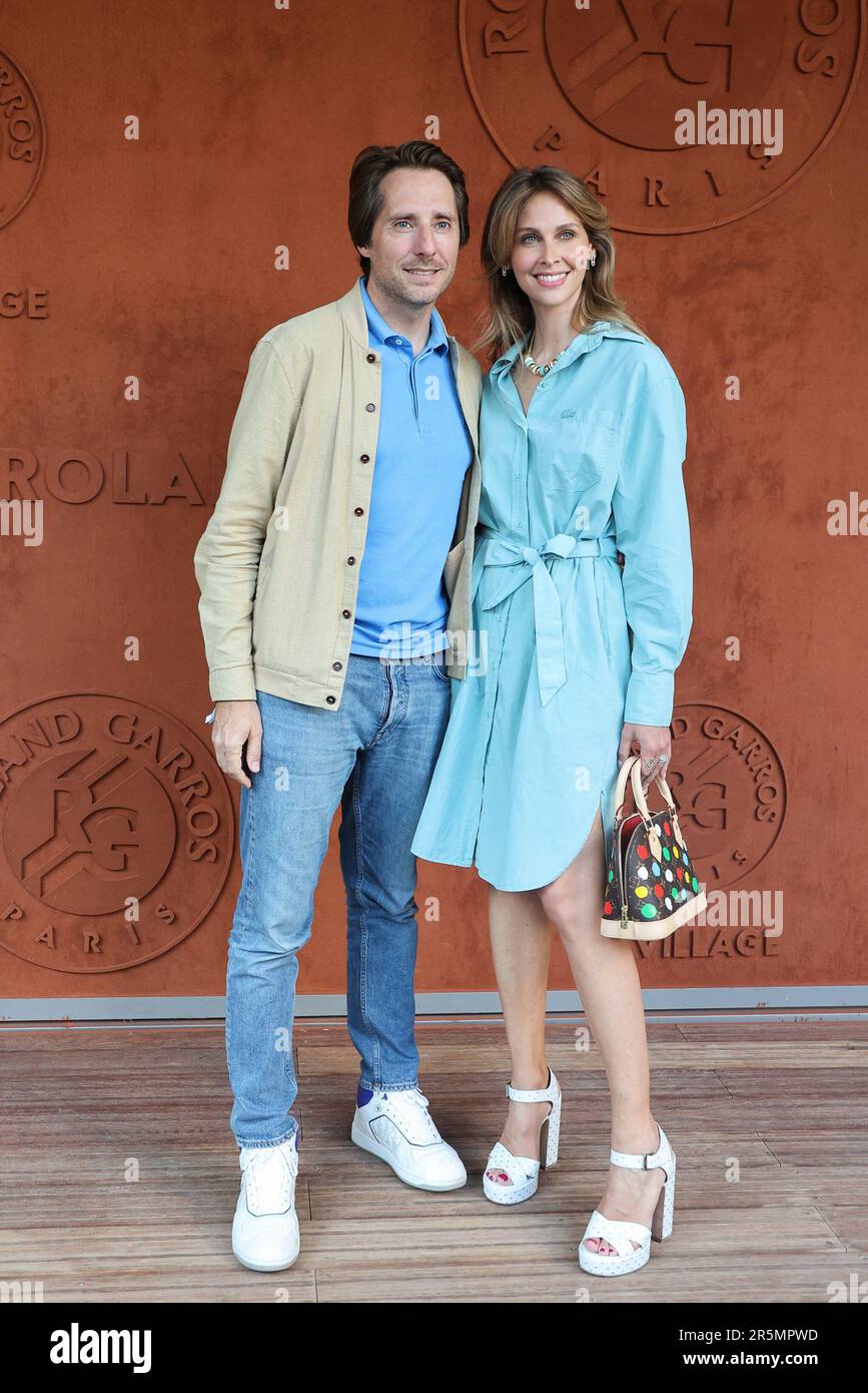 Paris, France. 04th June, 2023. Mathieu Vergne, Ophelie Meunier at ...