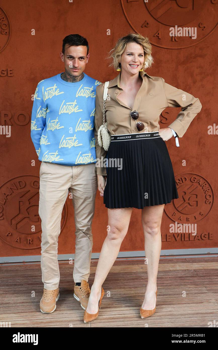 Paris, France. 04th June, 2023. France Pierron and boyfriend Amaury ...