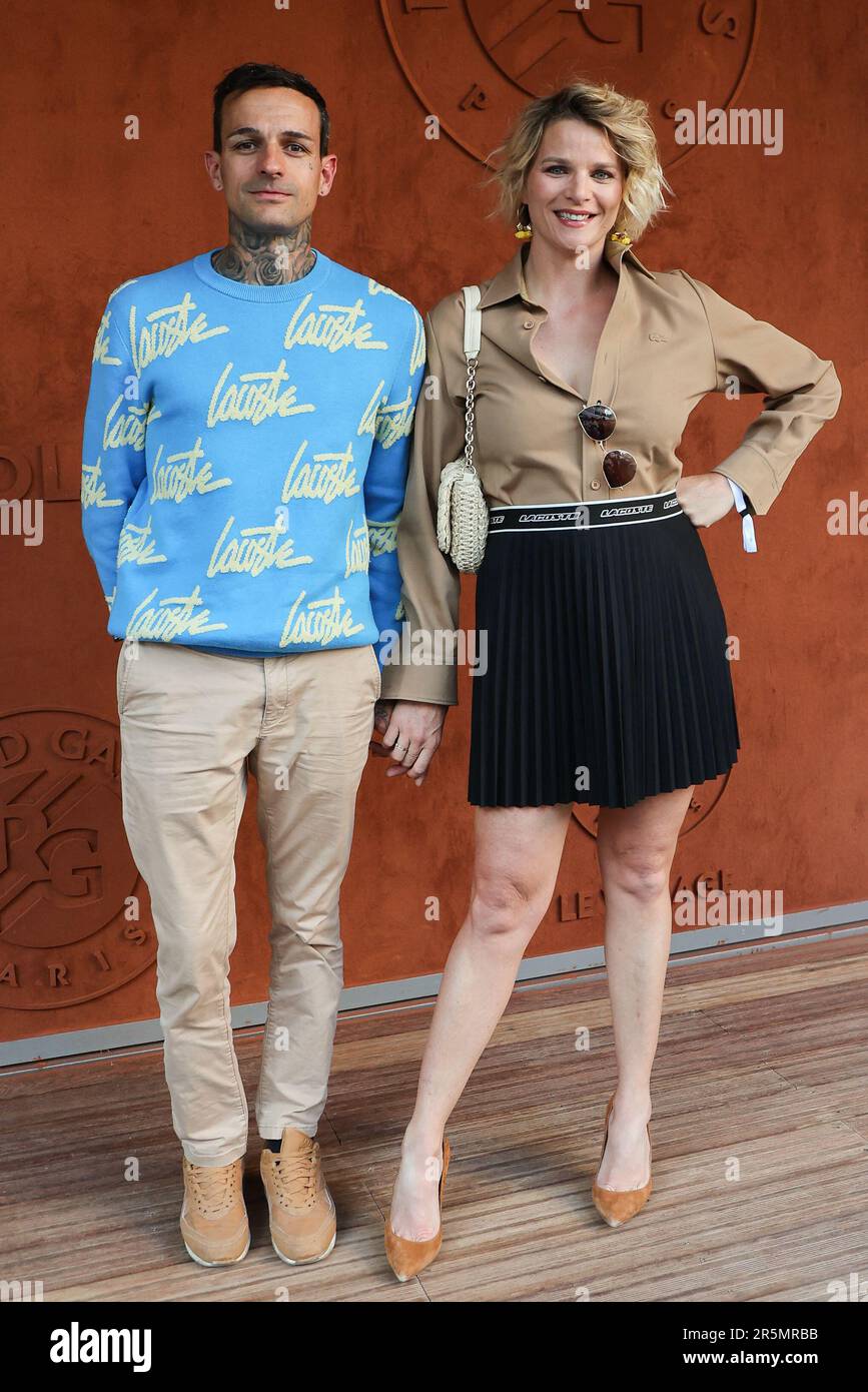 Paris, France. 04th June, 2023. France Pierron and boyfriend Amaury ...