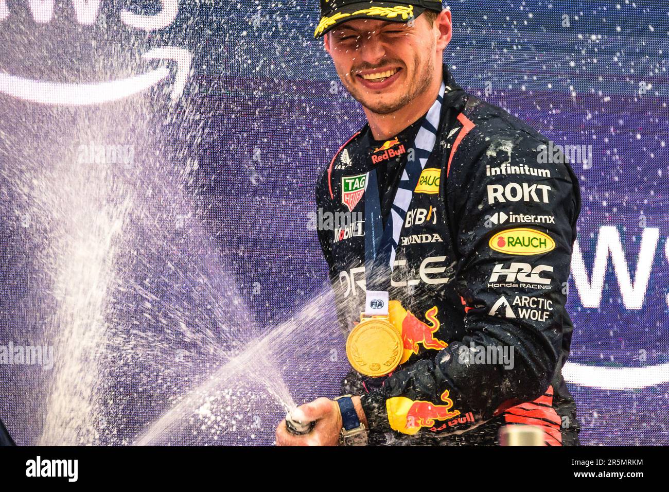 Max verstappen celebrates 2023 hi-res stock photography and images - Alamy