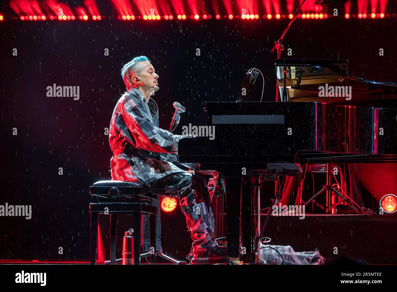 Verona, Italy. 04th June, 2023. The Italian pianist and music composer ...