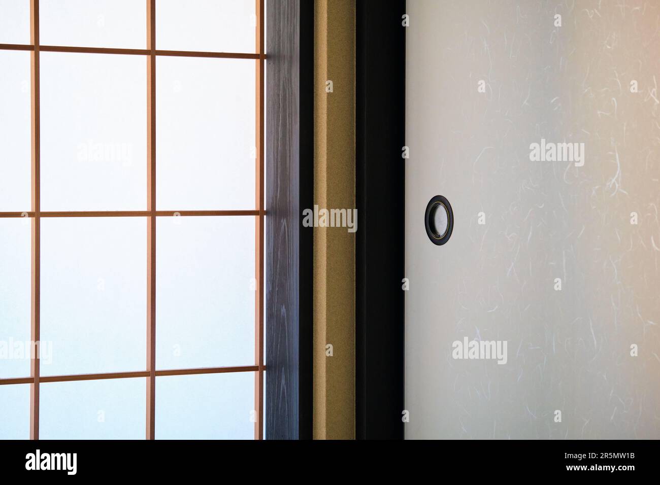 Shoji traditional Japanese window, door and room divider Stock Photo ...