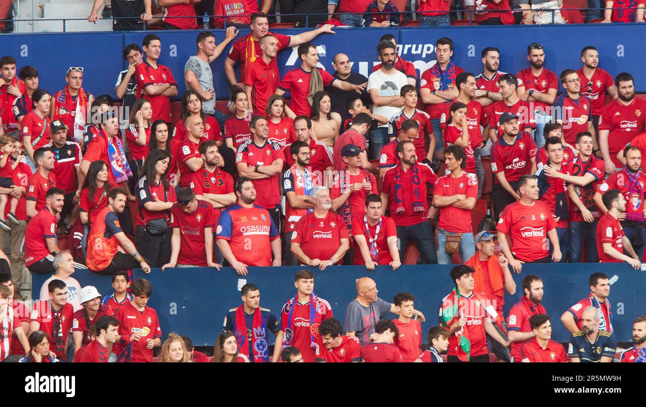 Pamplona, Spain. 4th June 2023. Sports. Football/Soccer.Spectators in ...