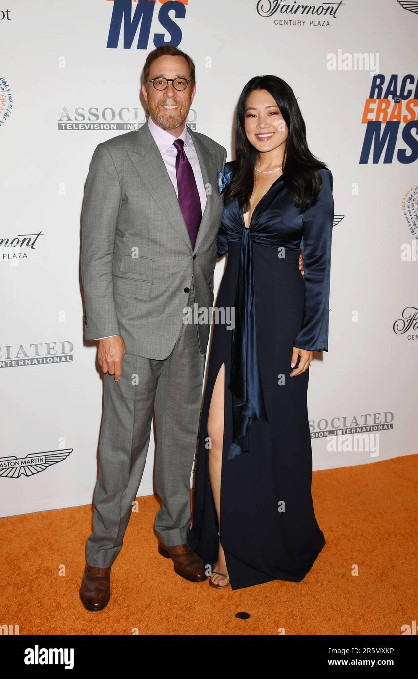 LOS ANGELES, CALIFORNIA - JUNE 02: (L-R) Rob Minkoff and Crystal Kung ...