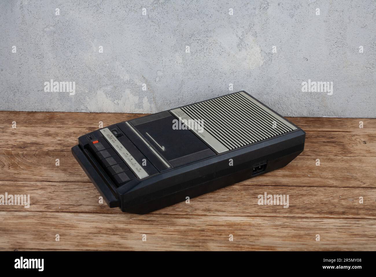 Vintage portable stereo cassette recorder from 80s Stock Photo - Alamy
