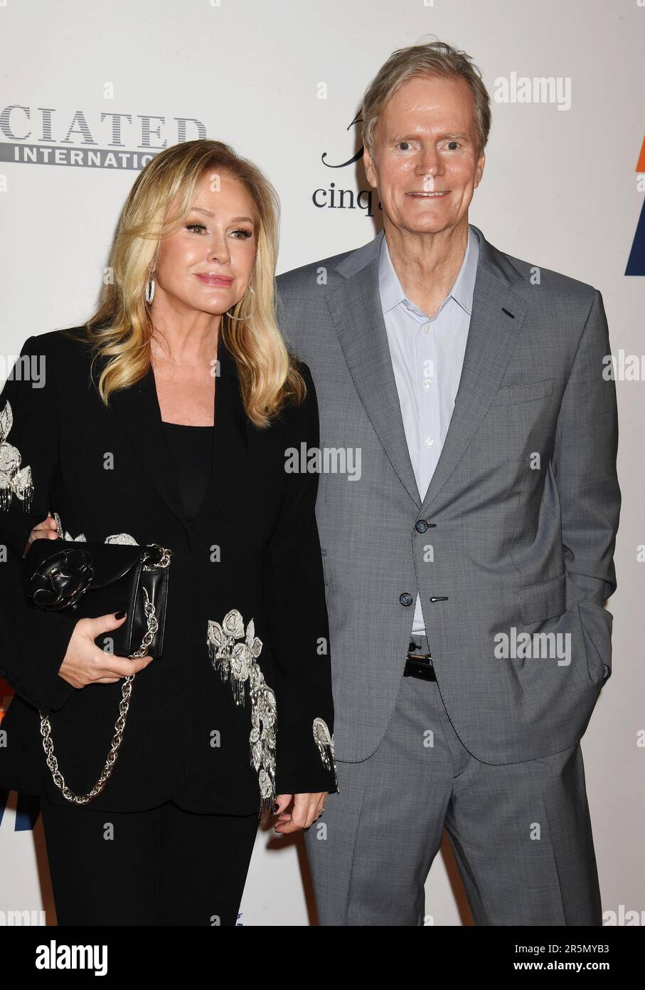 LOS ANGELES, CALIFORNIA - JUNE 02: (L-R) Kathy Hilton and Richard ...
