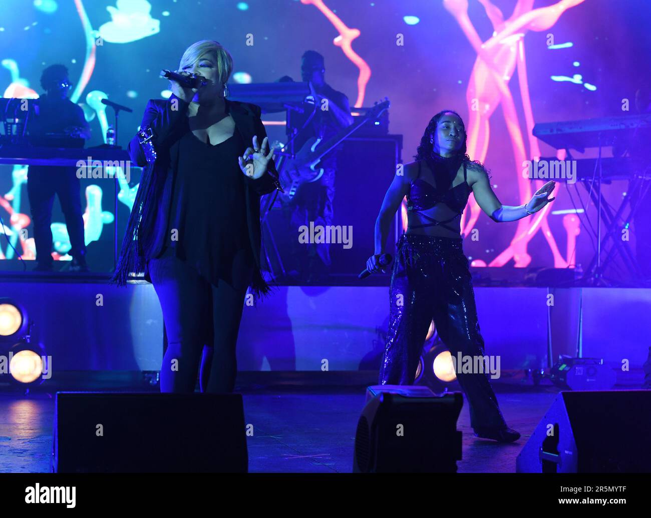 Miami, FL, USA. 03rd June, 2023. Rozonda "Chilli" Thomas and Tionne "T ...