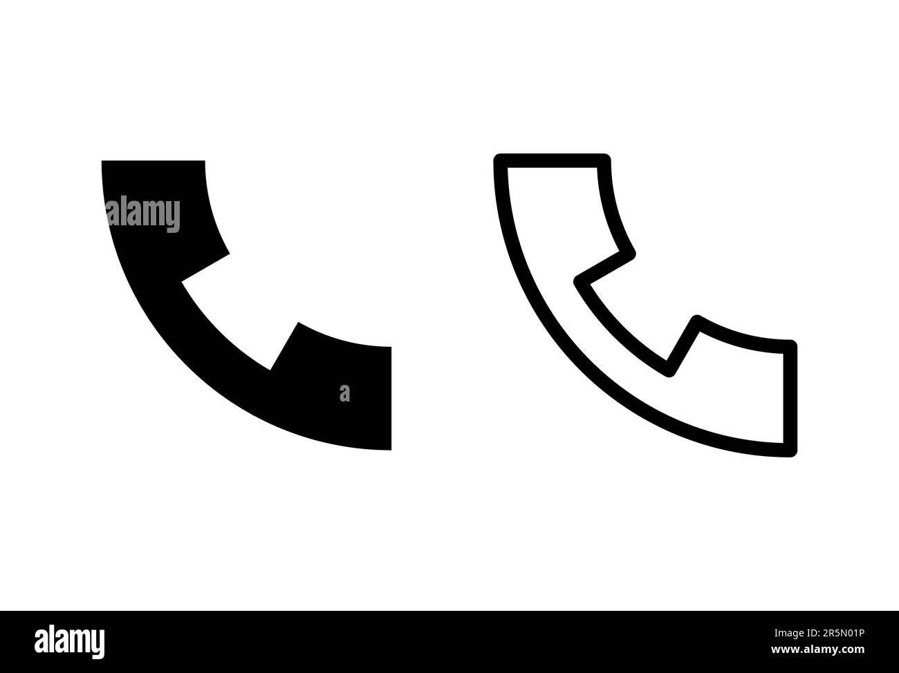 Call icon set. telephone icon vector. phone icon vector. contact us ...