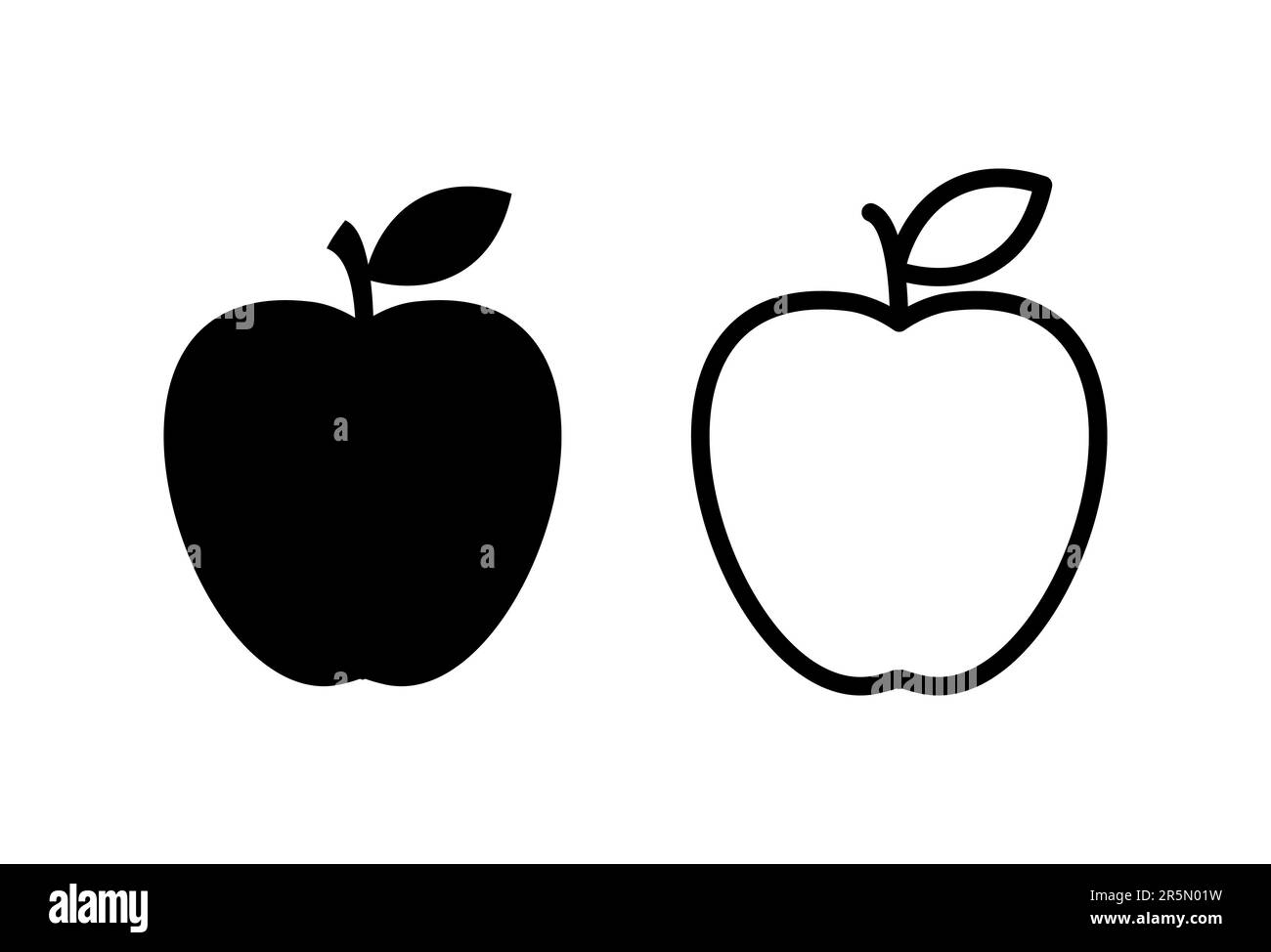 Apple icon set. Apple vector icon. apple symbols for your web design ...