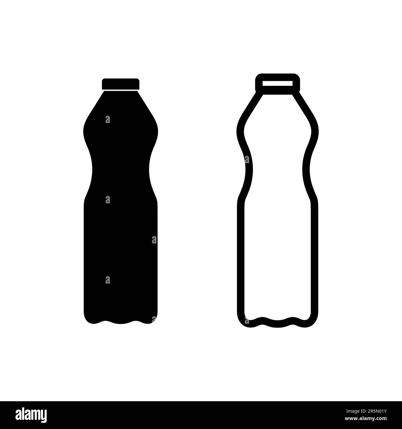 Plastic juice bottle shape Stock Vector Images - Alamy