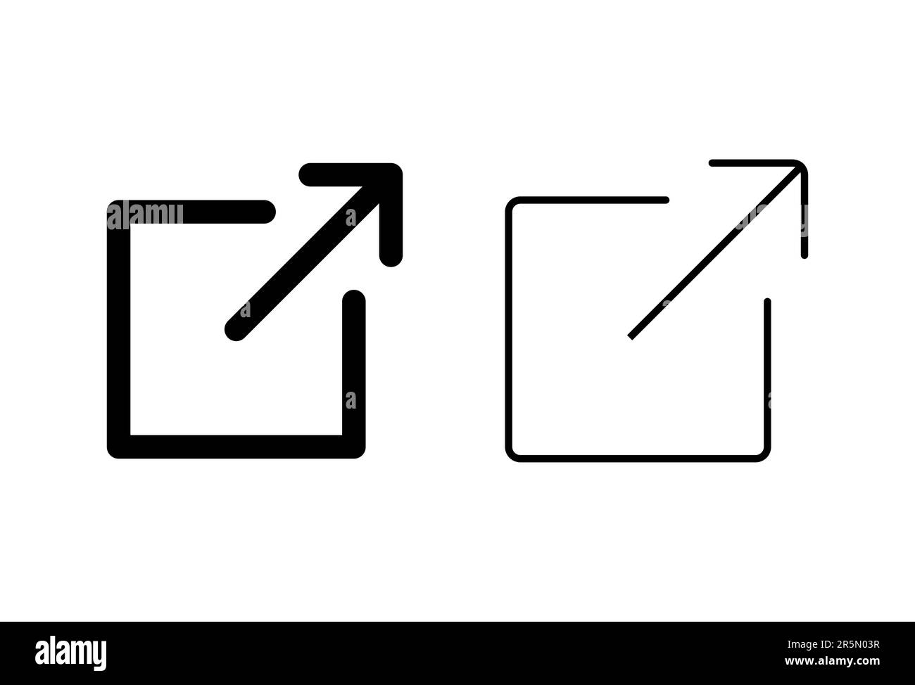 External link icon set. link icon vector. hyperlink symbol Stock Vector ...