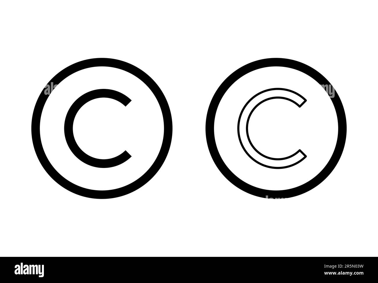 Copyright icon set. copyright symbols Stock Vector Image & Art - Alamy