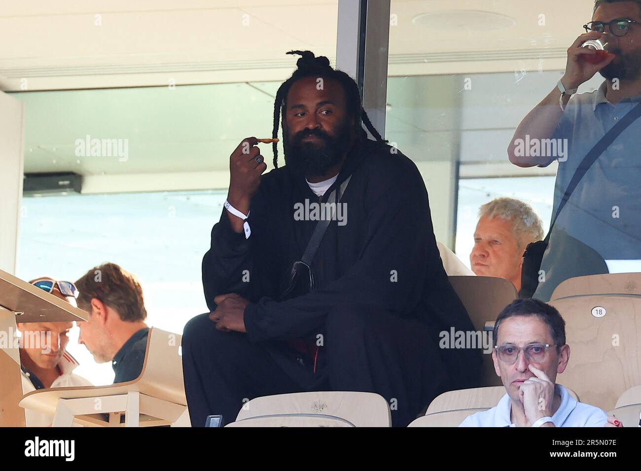 Paris, France. 04th June, 2023. Ronny Turiaf in the stands during ...