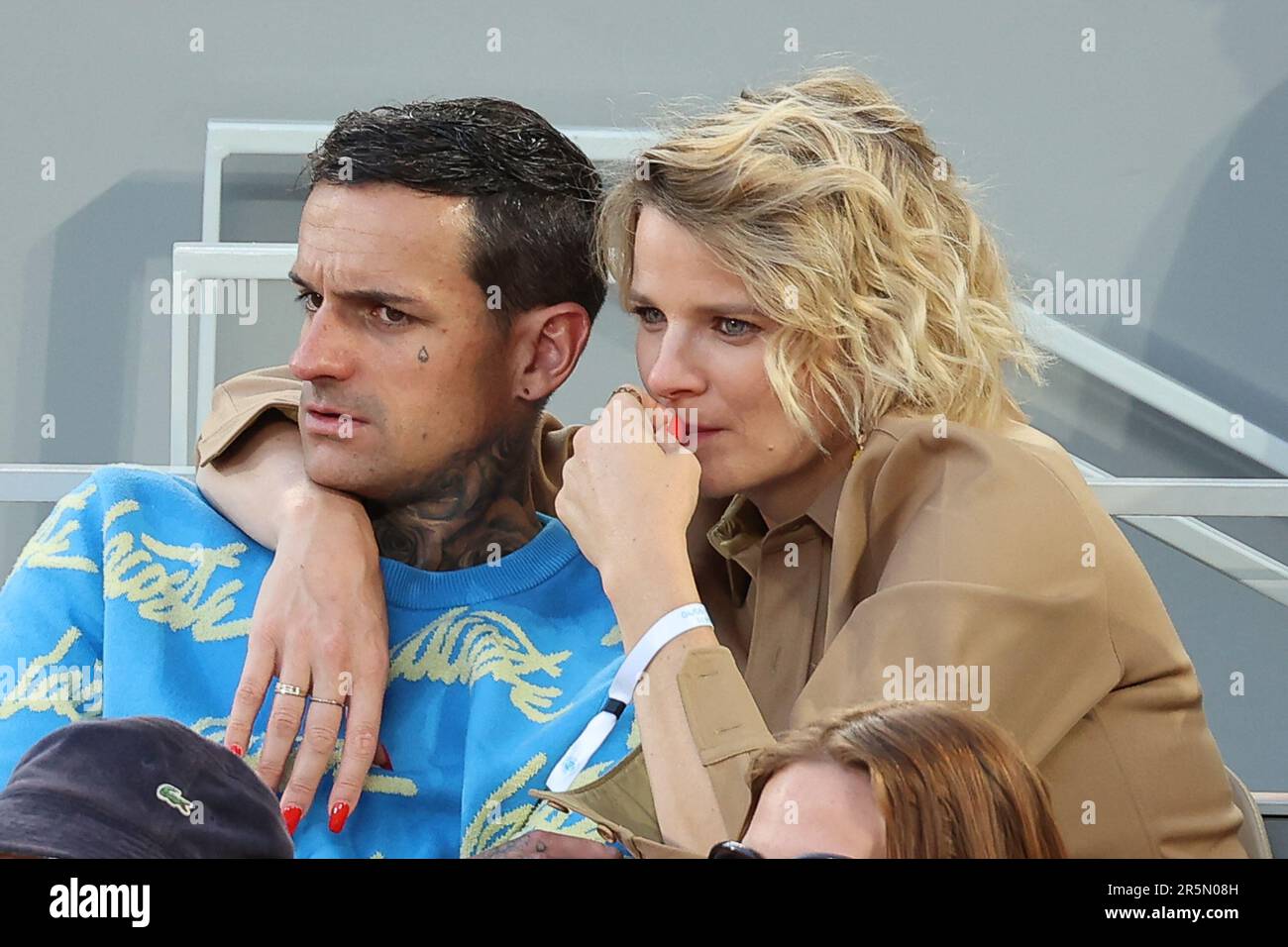 Paris, France. 04th June, 2023. France Pierron and boyfriend Amaury ...