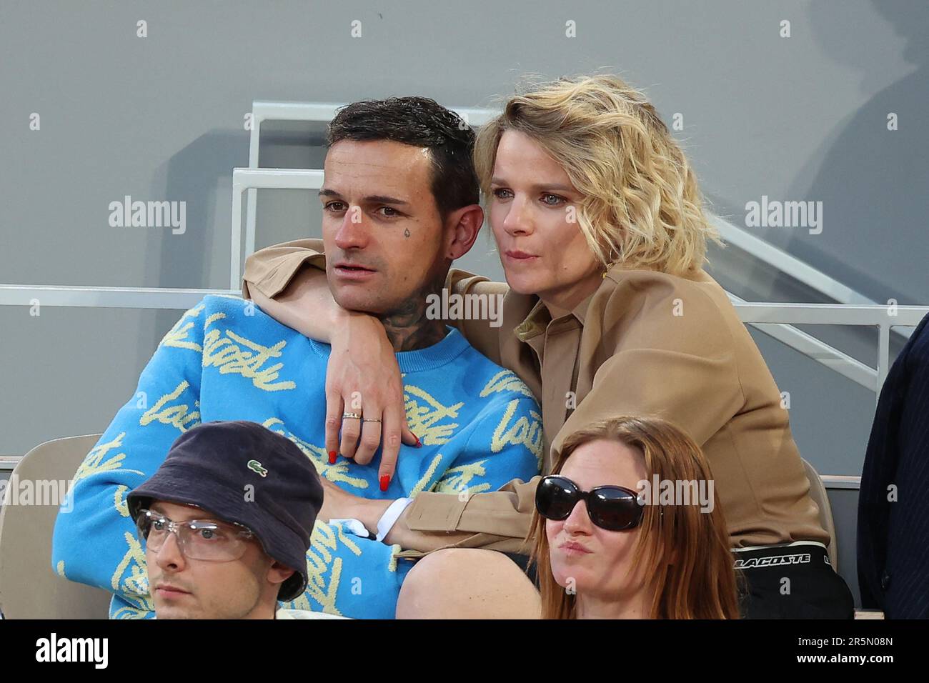 Paris, France. 04th June, 2023. France Pierron and boyfriend Amaury ...